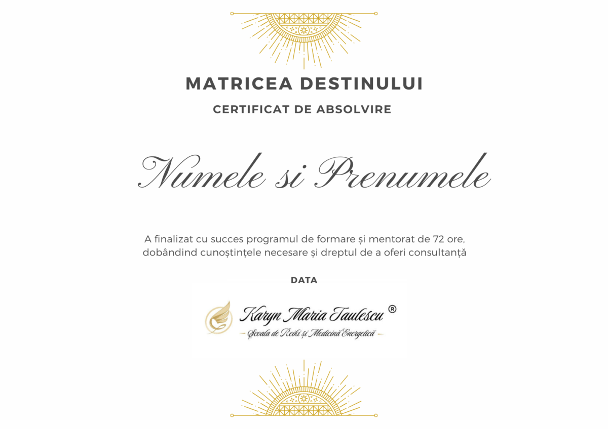 Matricea Destinului - Karyn Maria Taulescu